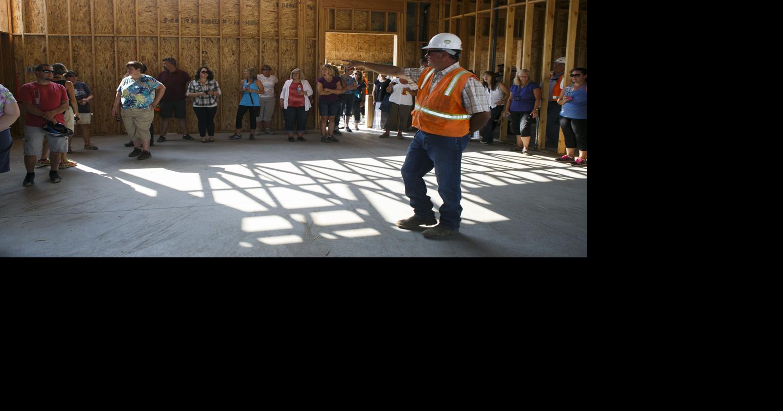 Naches Valley School District employees tour new building (6 images ...