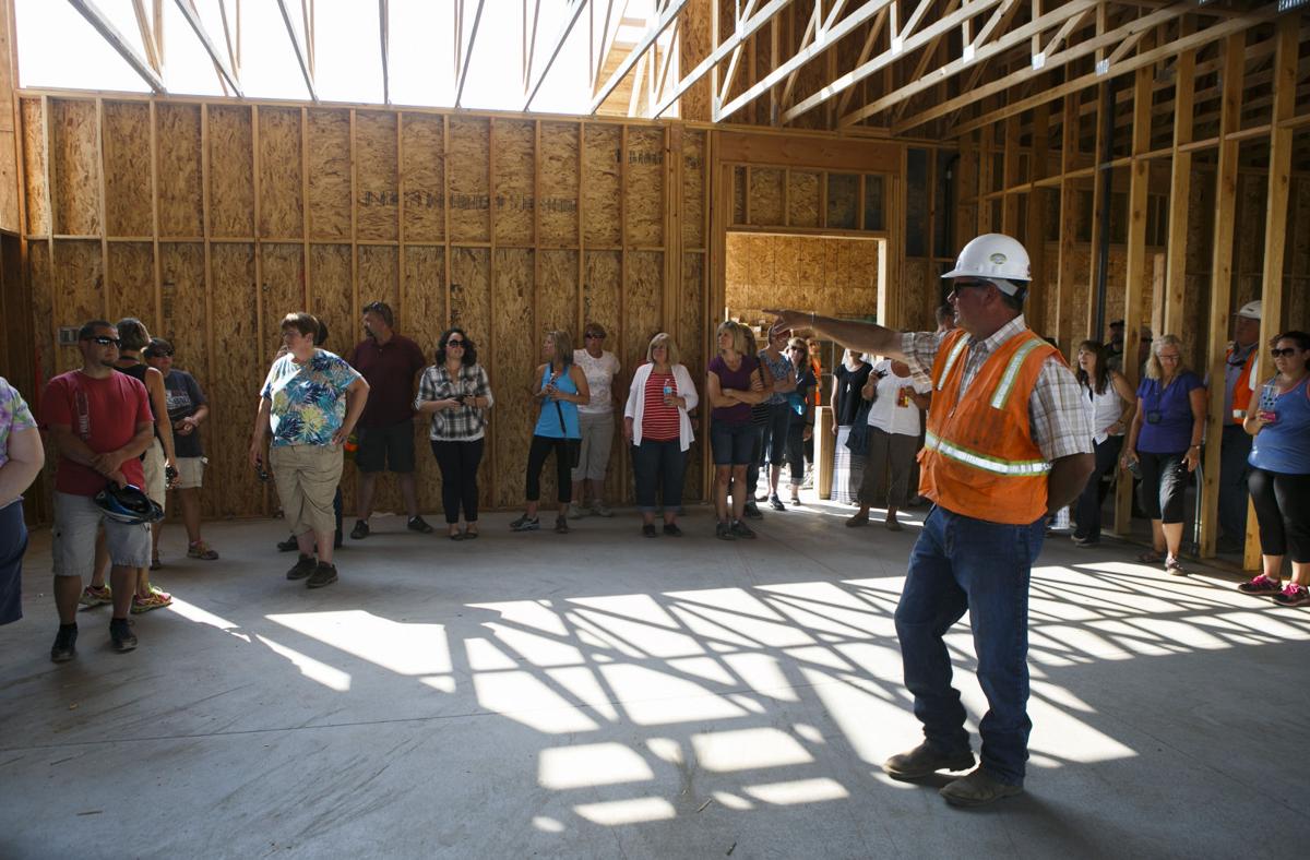 Naches Valley School District employees tour new building (6 images ...