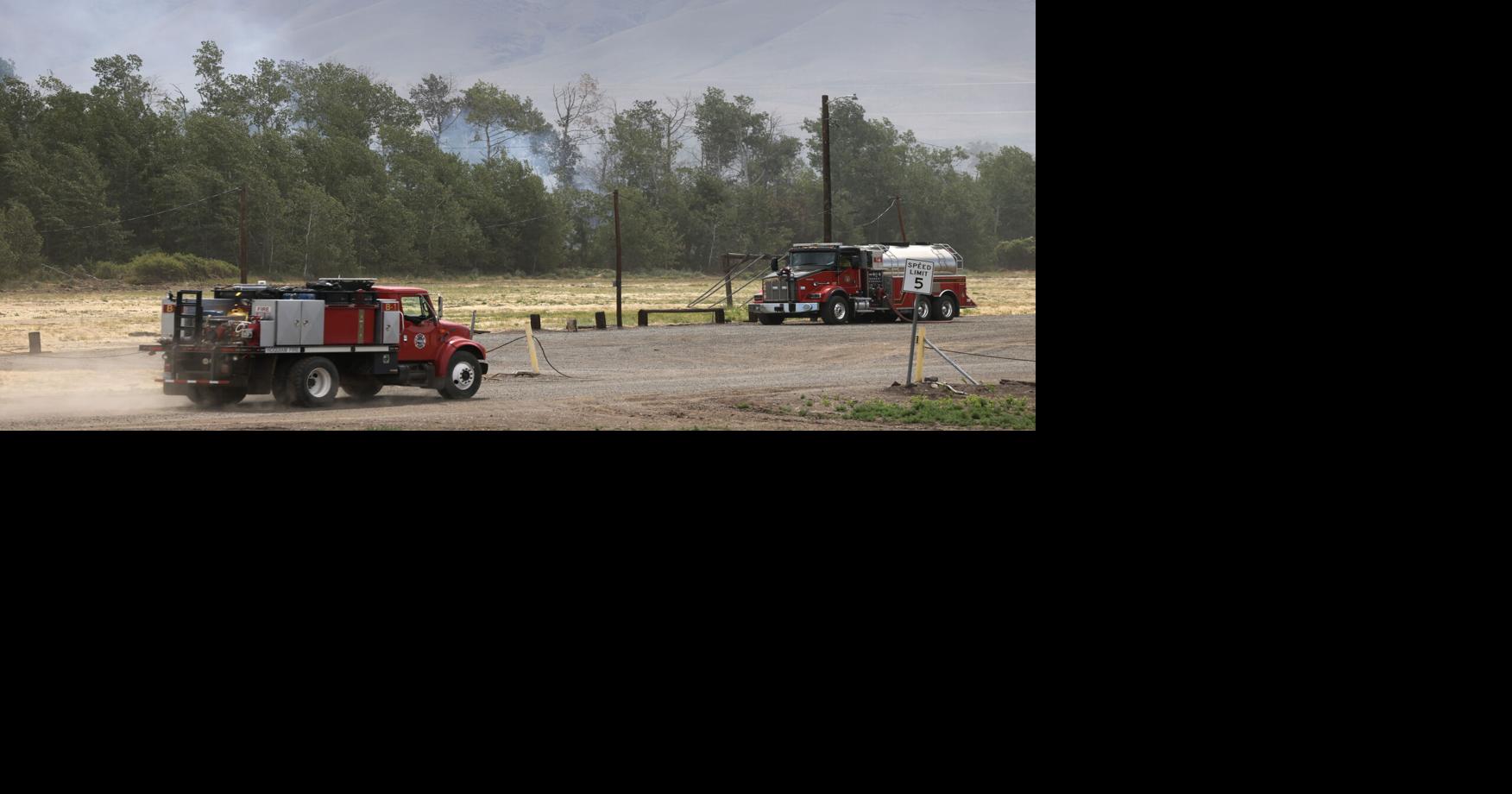 Evacuation levels lowered on Slide Ranch fire south of White Swan ...