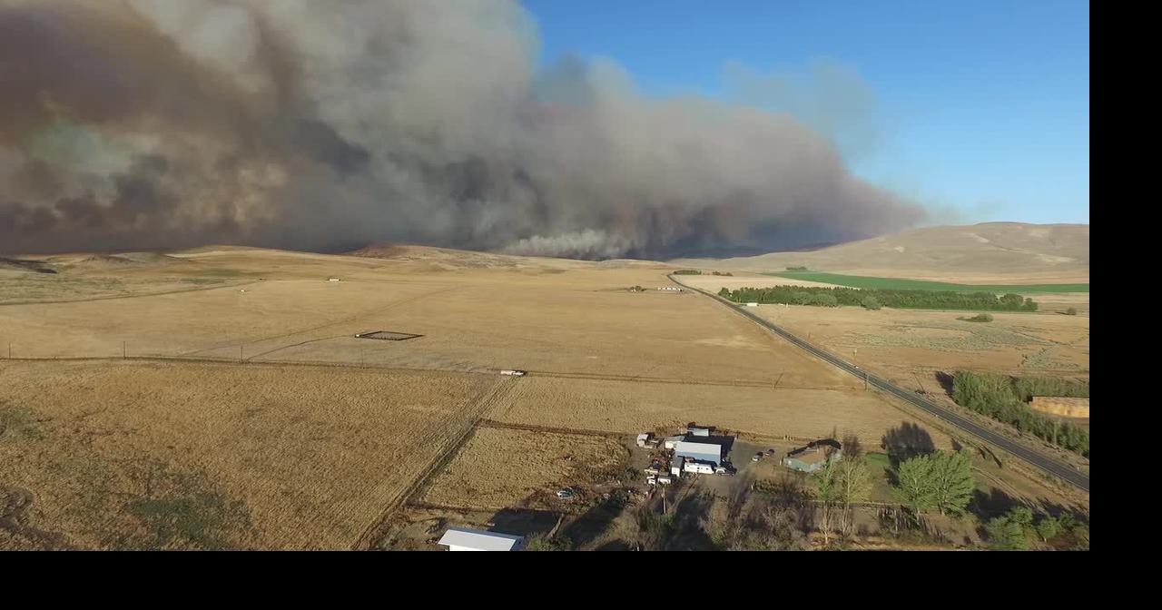 Drone Video: Yakima Training Center Fire | Latest Videos | yakimaherald.com