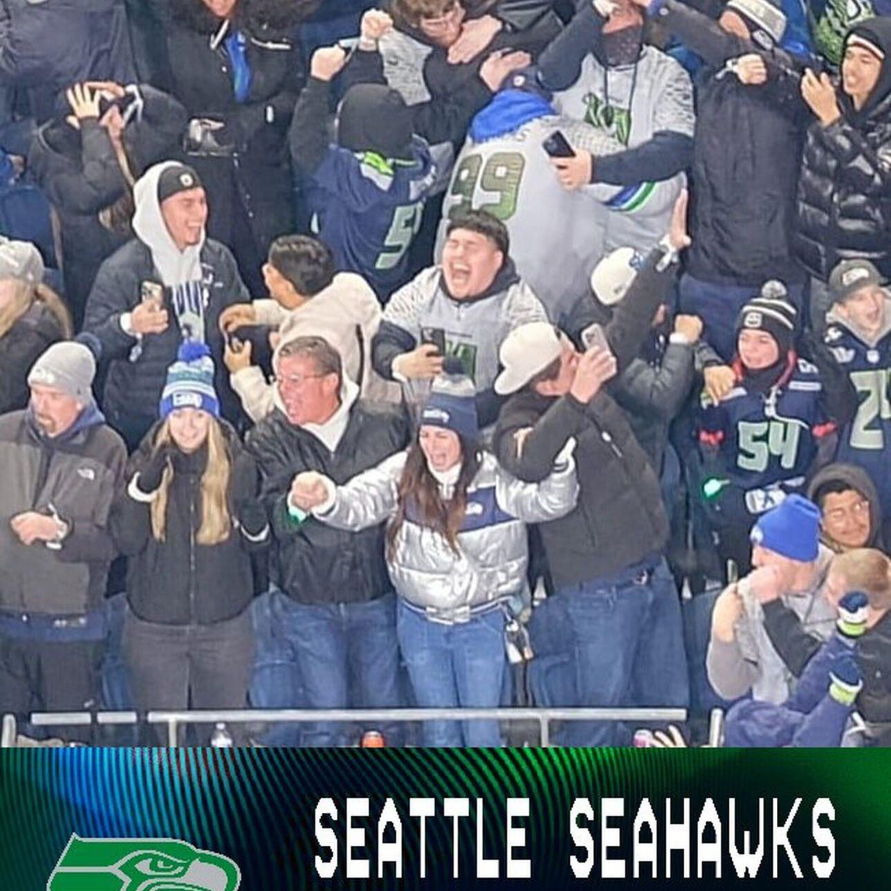 seahawks fan react
