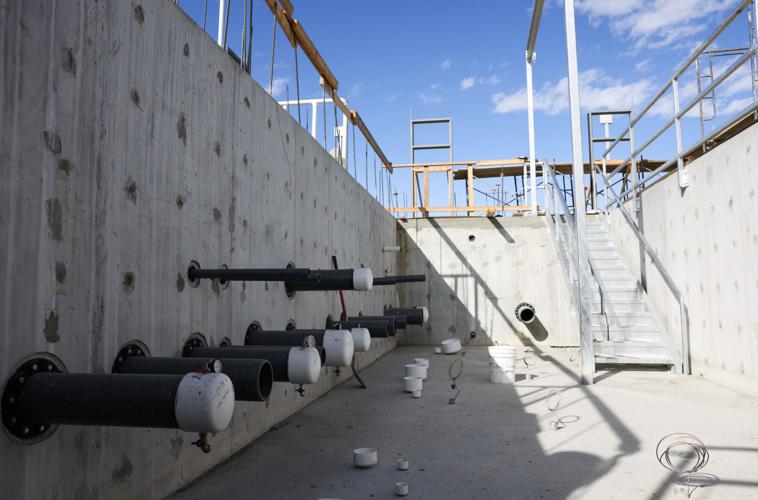 Inside construction of MLK Jr. Park Aquatic Center in East Yakima ...
