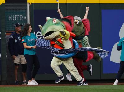 Humpy the Salmon wins again to give Mariners a lift in ALCS | Mariners ...