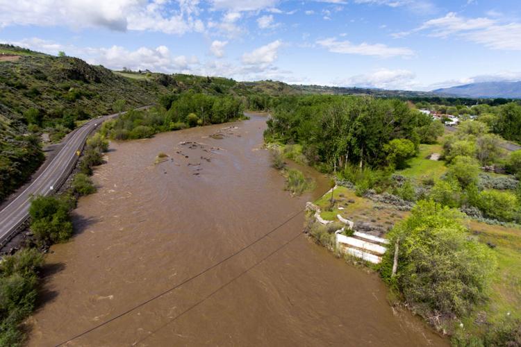 Drone photos: Naches River water levels rising - 2017 | News Photos ...