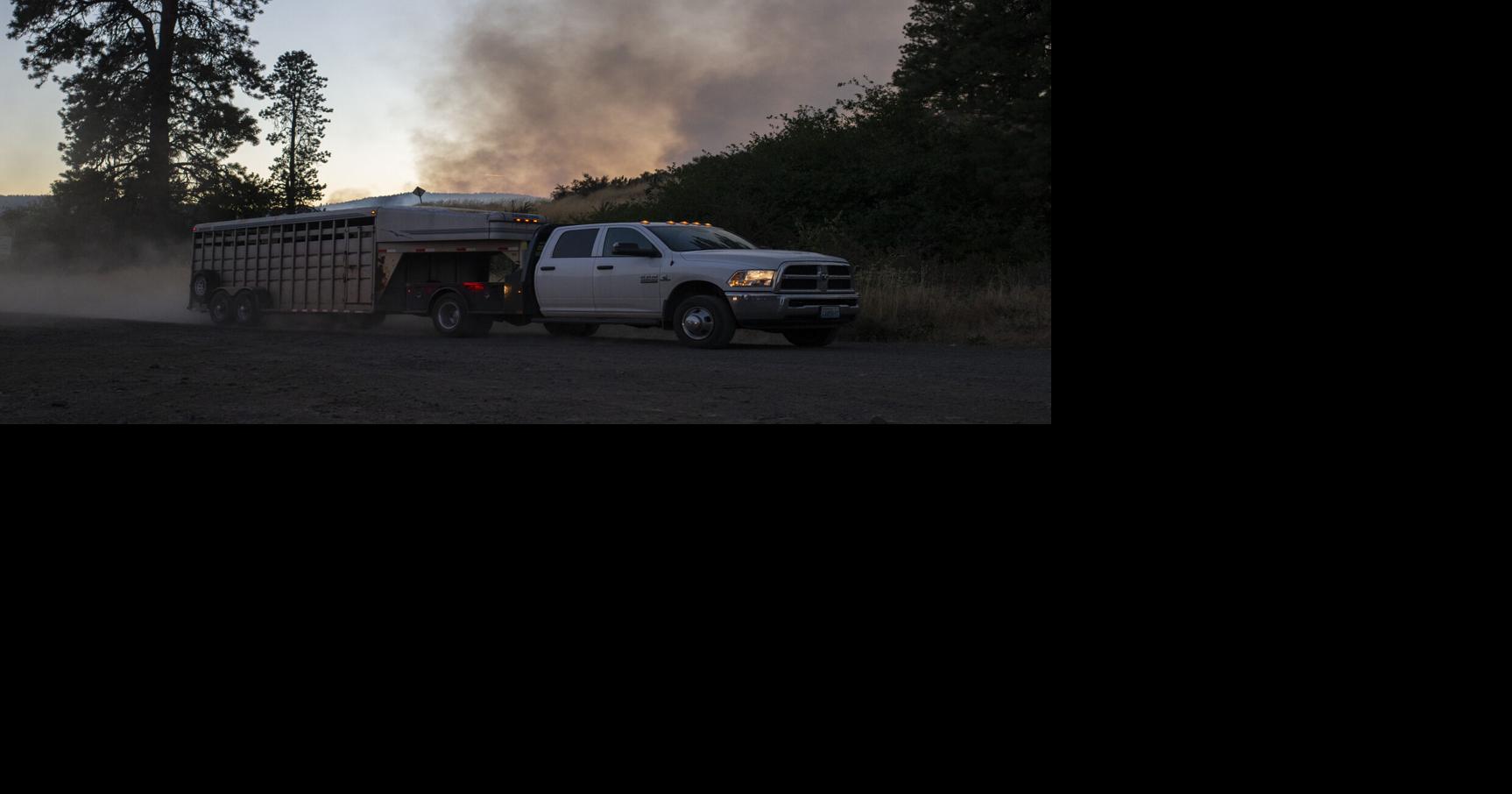 Cow Canyon Fire north of Naches grows overnight with evacuation orders ...