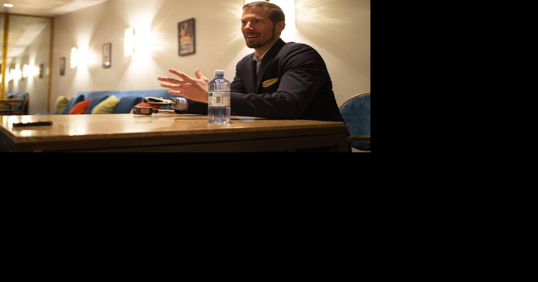 Climber Aron Ralston tells Yakima audience how he got "into my life ...