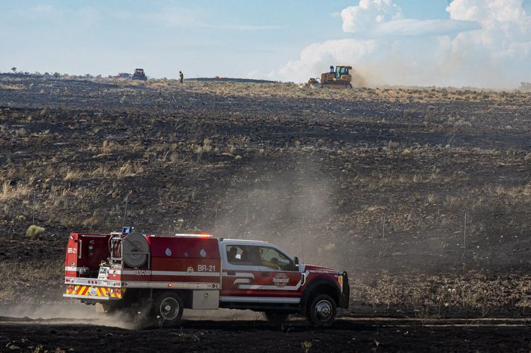 Firefighters stop progress of two wildfires along I-82 Thursday | Local ...