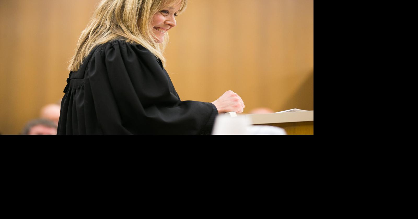 Ceremonial beginning: Rebecca Pennell takes oath as State Court of ...