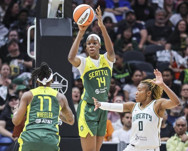 Nneka Ogwumike leads Seattle Storm past short-handed New York Liberty ...