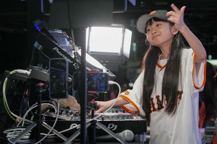 Japan's DJ Rinoka bobs to the beat as a child prodigy techno artist ...