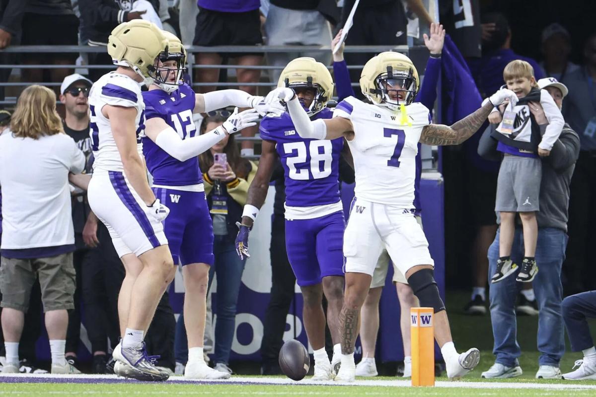Washington receiver Raiden Vines-Bright spring touchdown ...