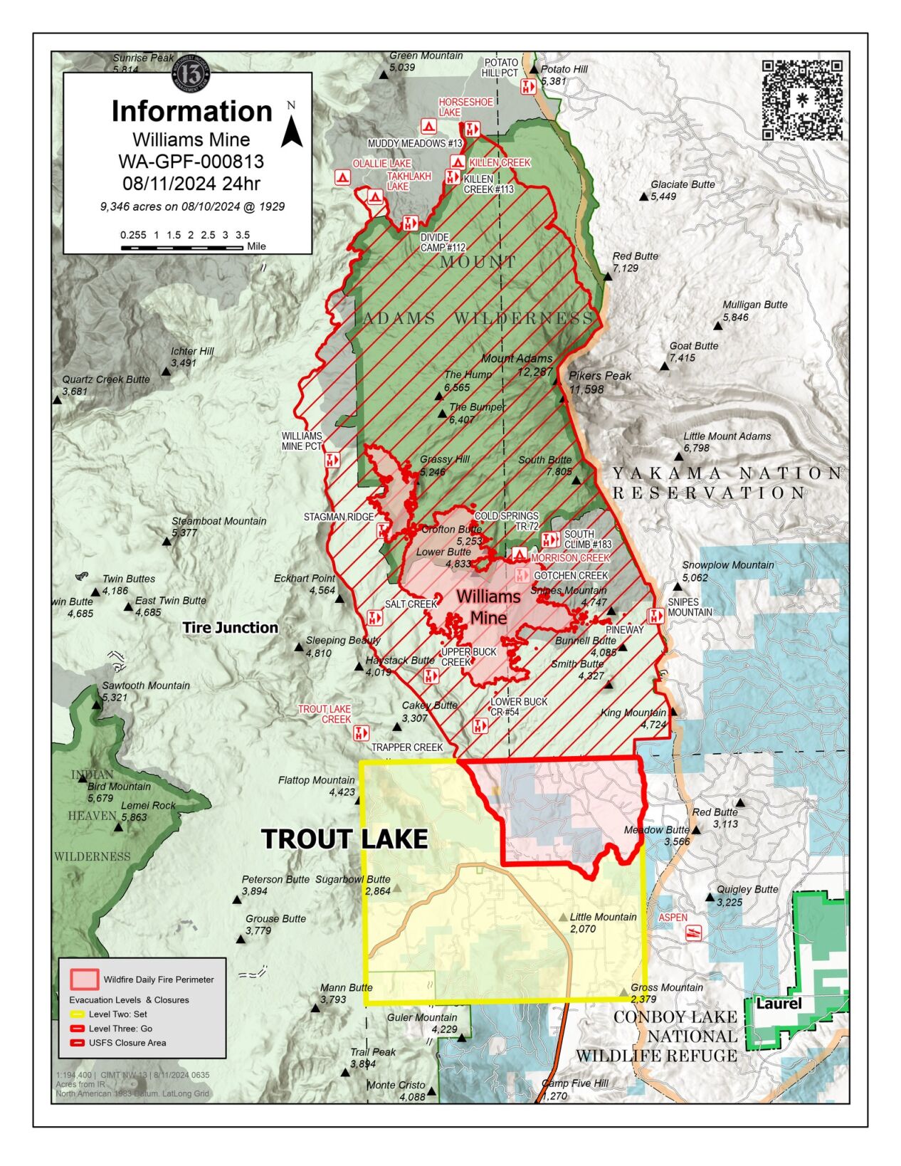 Stretch of U.S. Highway 12 still closed Sunday due to Retreat Fire ...