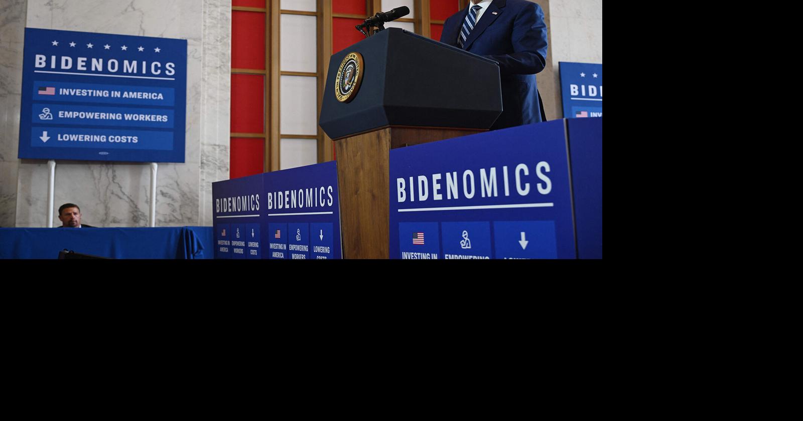 Column: How 'Bidenomics' looks now isn't what matters. It's how voters ...