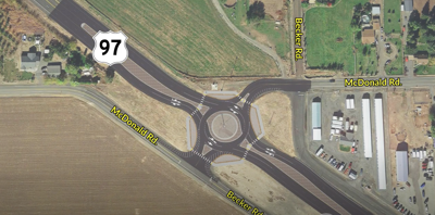Plans call for new roundabout on Highway 97 near Toppenish this summer ...