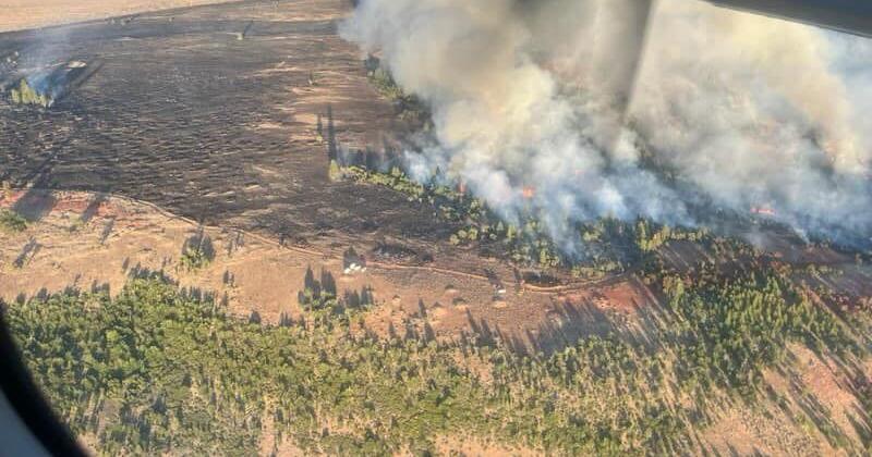Containment lines hold as temperatures drop and winds slow at Newell ...