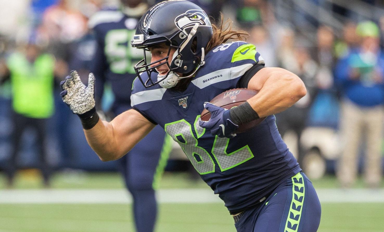 Former Seahawk Luke Willson back at Super Bowl, this time behind mic ...