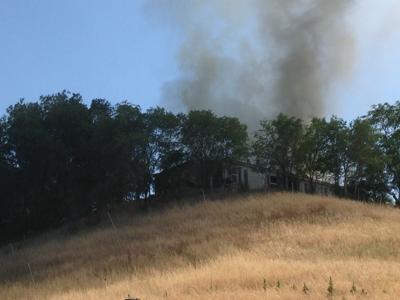 Crews battling house fire east of Moxee | Local | yakimaherald.com