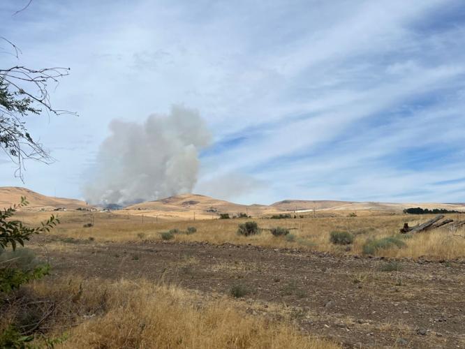 Bohoskey Drive fire near Terrace Heights caused by sparks from metal ...