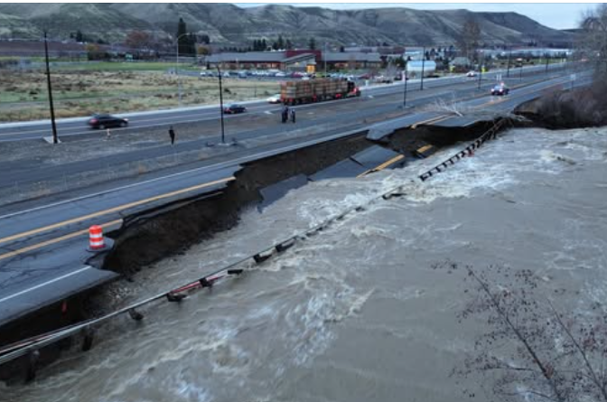 Flooding washes out part of U.S. 12 near Naches | Weather ...