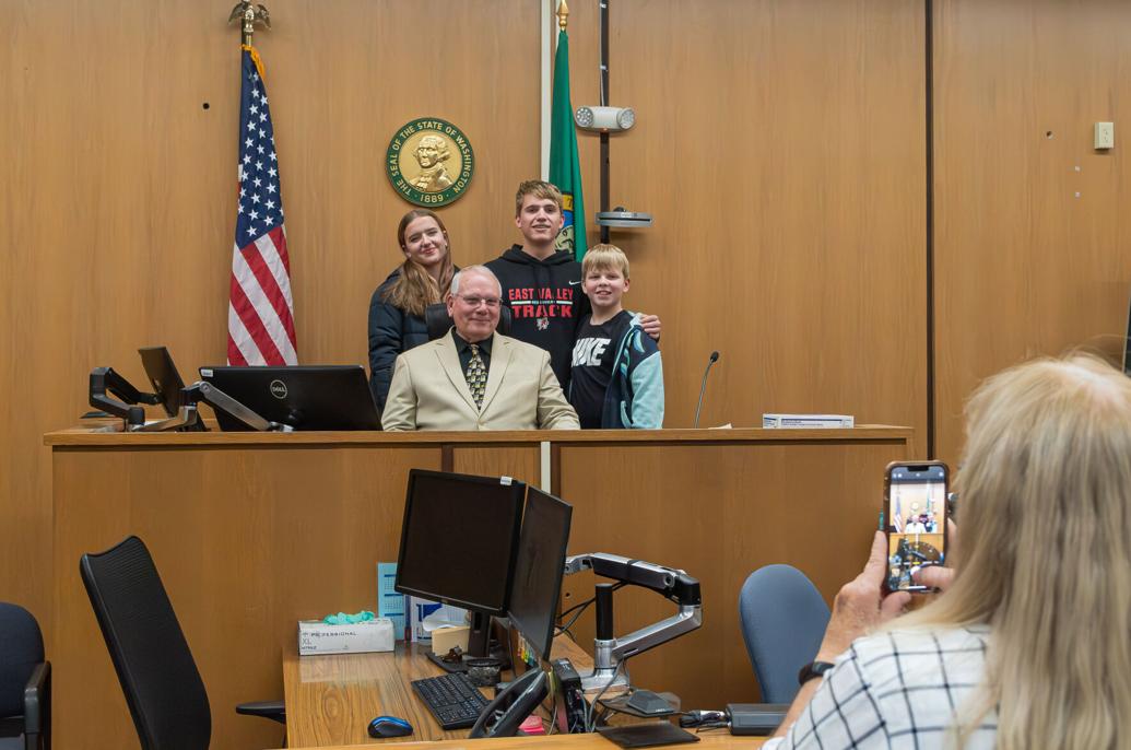 Judge Richard Bartheld looks back on career at retirement open house ...