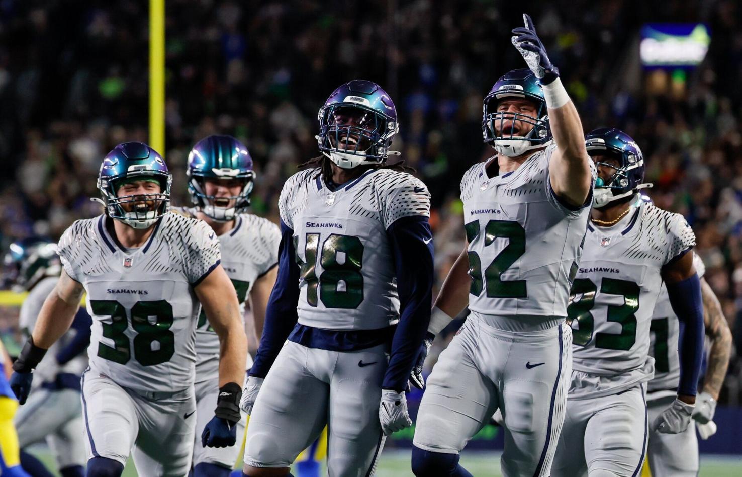 Seahawks’ Jay Harbaugh, Rashid Shaheed making special teams a force ...