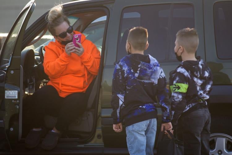 PHOTOS: First day of school ushers in students to a new building at ...