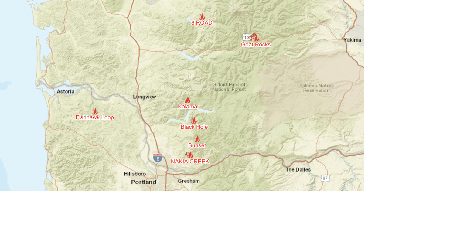Wildfire map, Oct. 18, 2022 | | yakimaherald.com