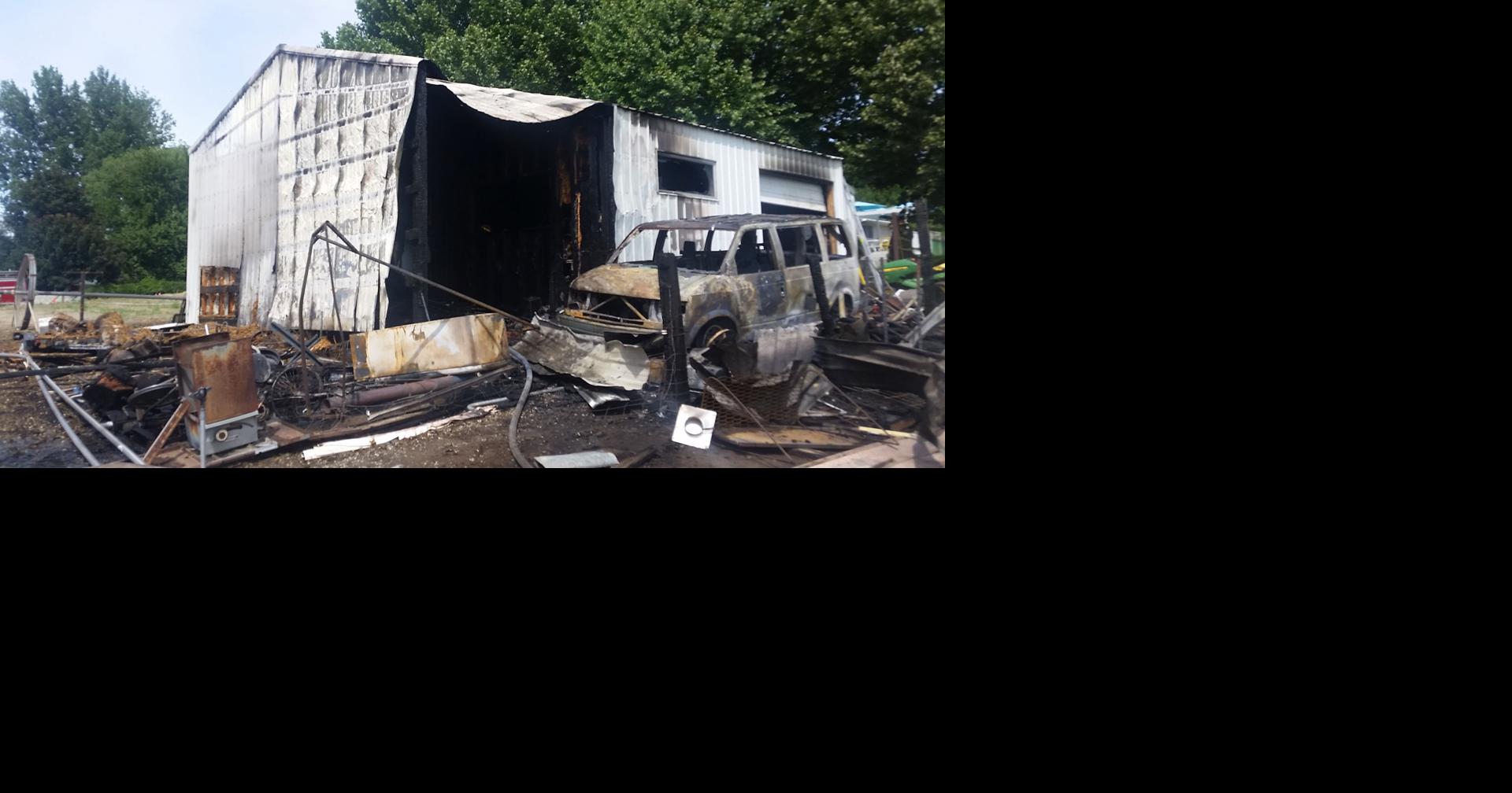 Fire destroys pole barn, van near Sunnyside | Local | yakimaherald.com