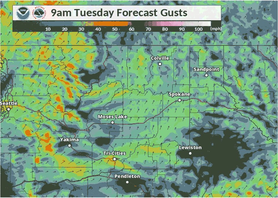 High winds in forecast this afternoon and evening | Local ...