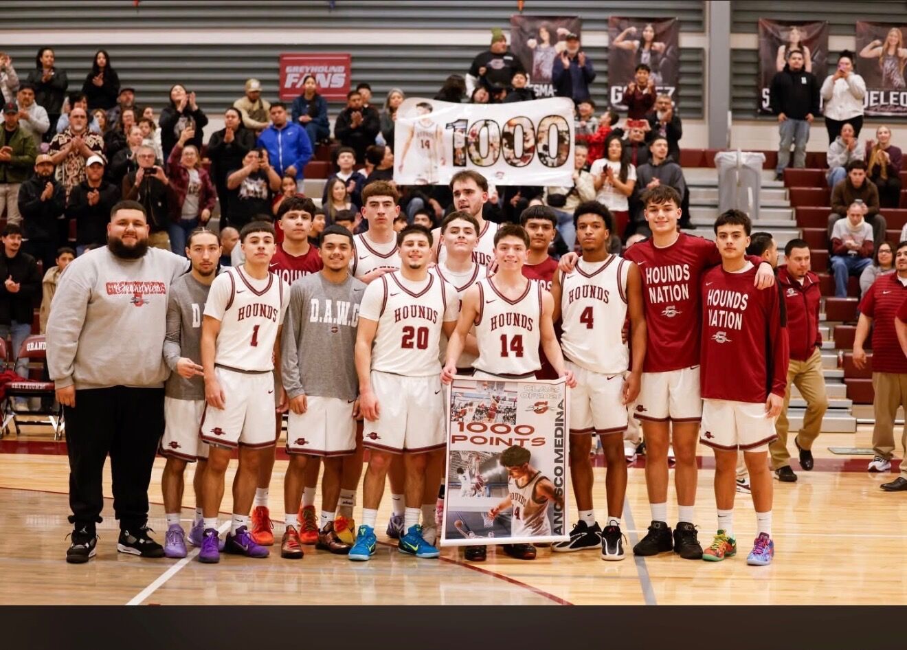 Prep roundup: Frankie Medina hits 1,000 points in district semifinal ...