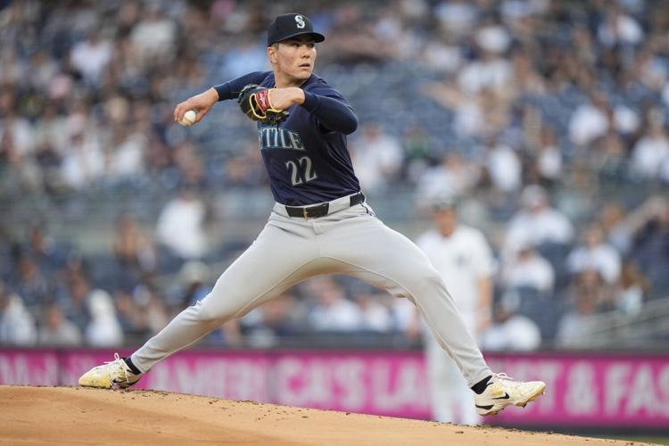 Dylan Moore homers twice, Bryan Woo baffles Yankees hitters in Mariners ...