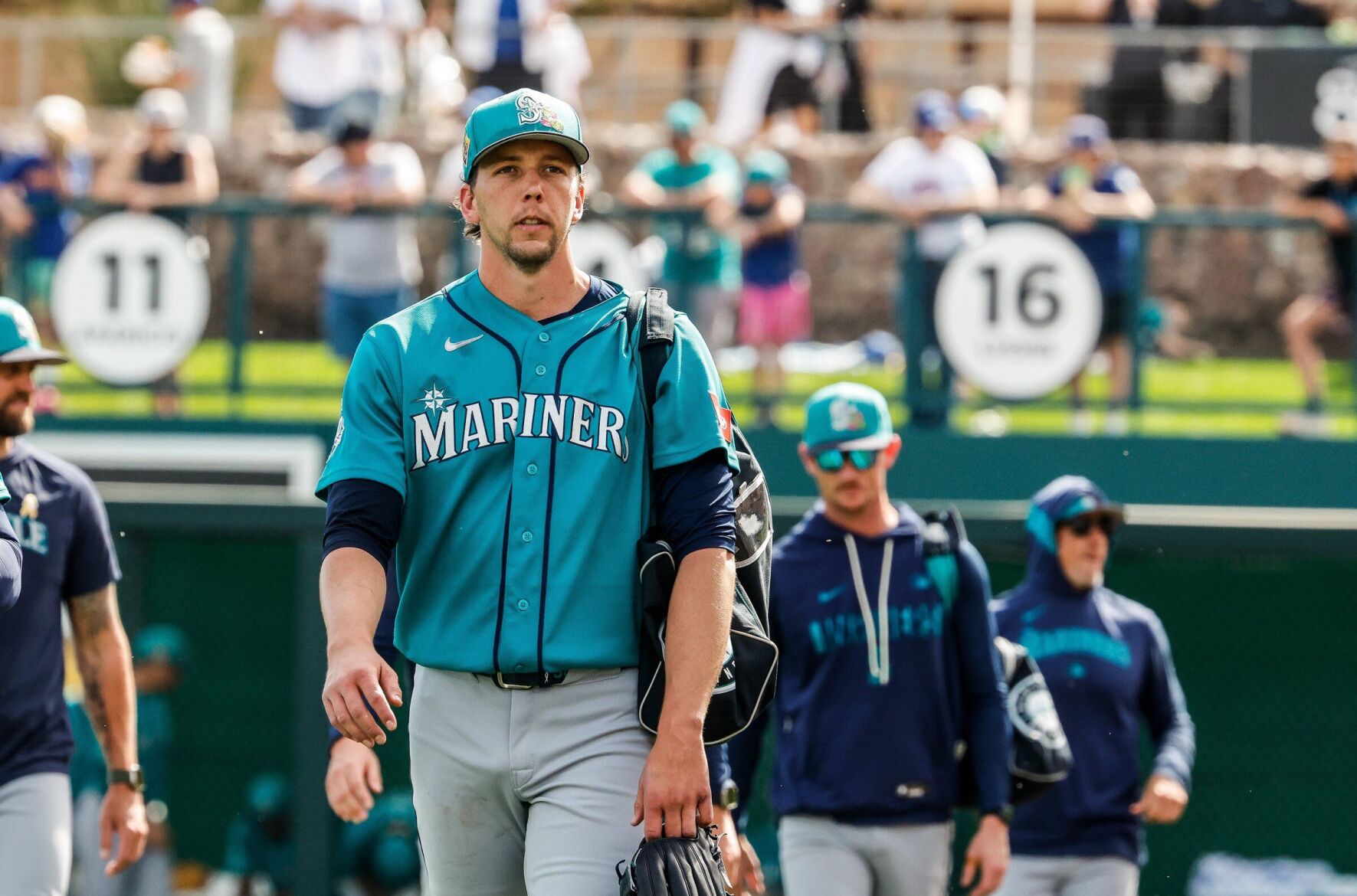 Why Mariners pitcher Logan Gilbert is experimenting with calling his ...