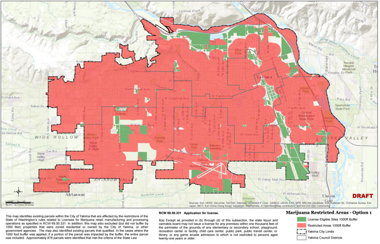 Yakima Planning Commission votes on 1,000-foot buffer for marijuana ...