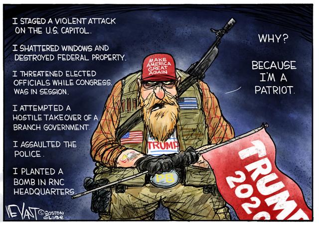 Editorial Cartoon Christopher Weyant Jan 9 2021 Cartoons