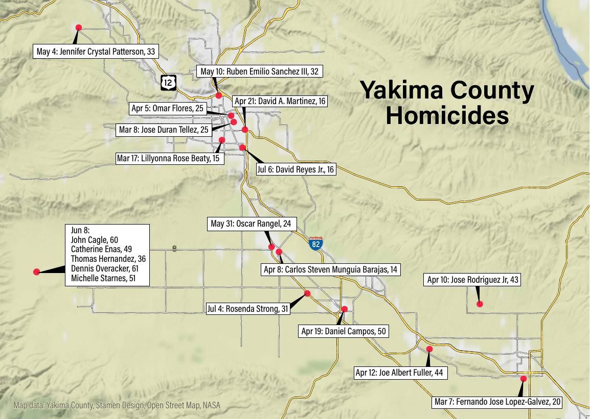 Homicide Map 2019 | | yakimaherald.com