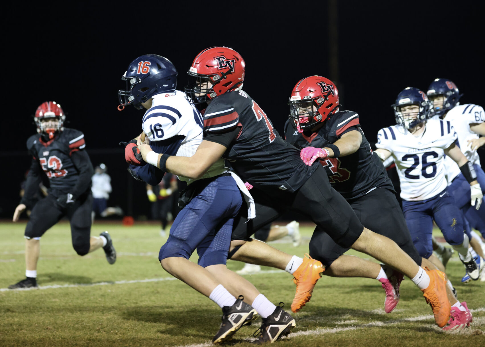 Hoefer rushes for four scores, defense clamps down as Prosser secures ...