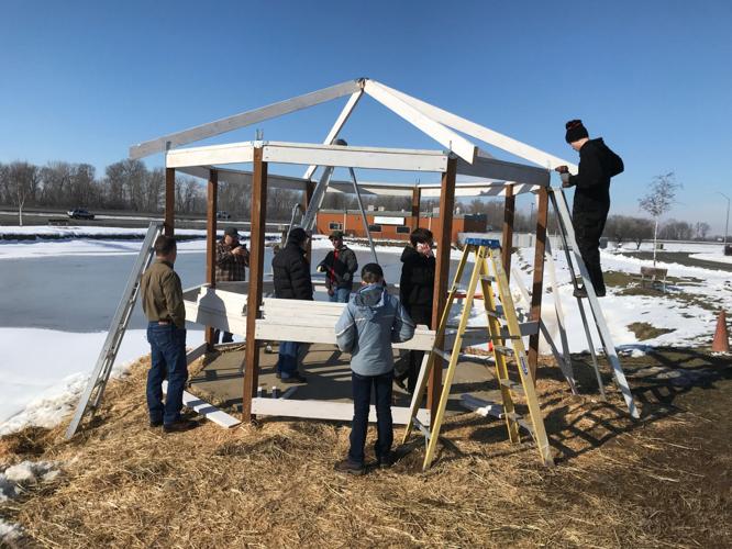 Eagle Scout candidate overcomes obstacles, finishes Zillah gazebo ...