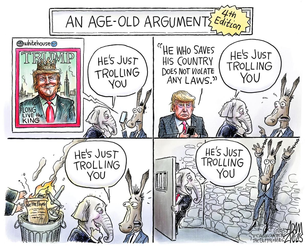 Editorial Cartoon: Adam Zyglis (Feb. 27, 2025) | Opinion | yakimaherald.com