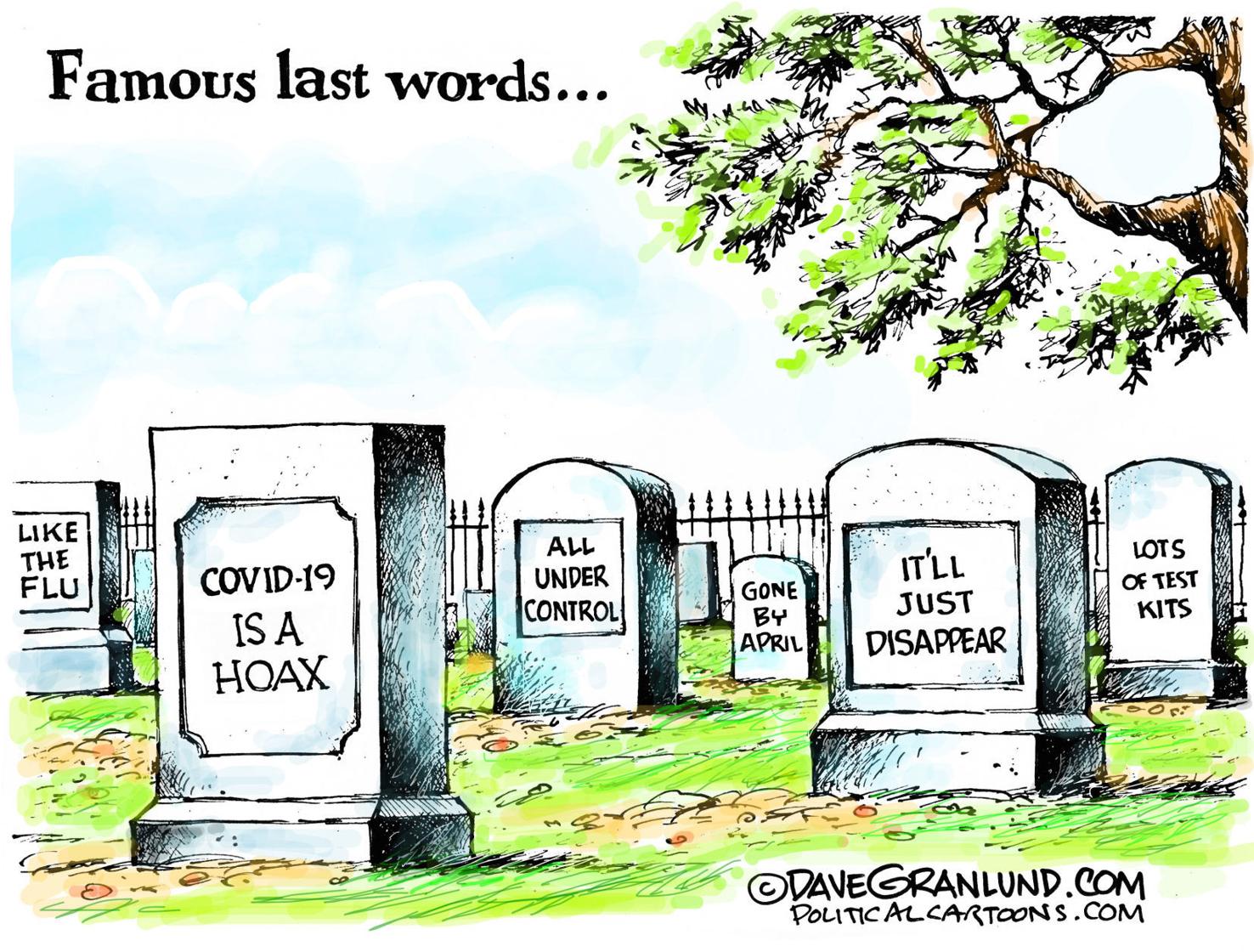 Editorial cartoon: Dave Granlund (April 5, 2020) | Cartoons ...