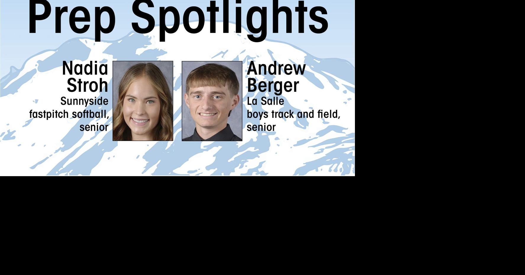Prep Spotlights: Nadia Stroh and Andrew Berger | | yakimaherald.com