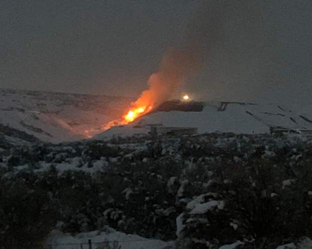 Smoldering wood ignites at Caton Landfill north of Naches; fire ...