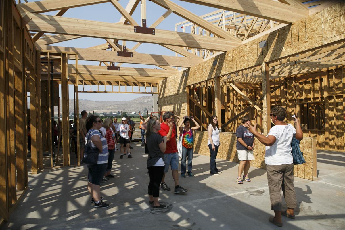 Naches Valley School District employees tour new building (6 images ...