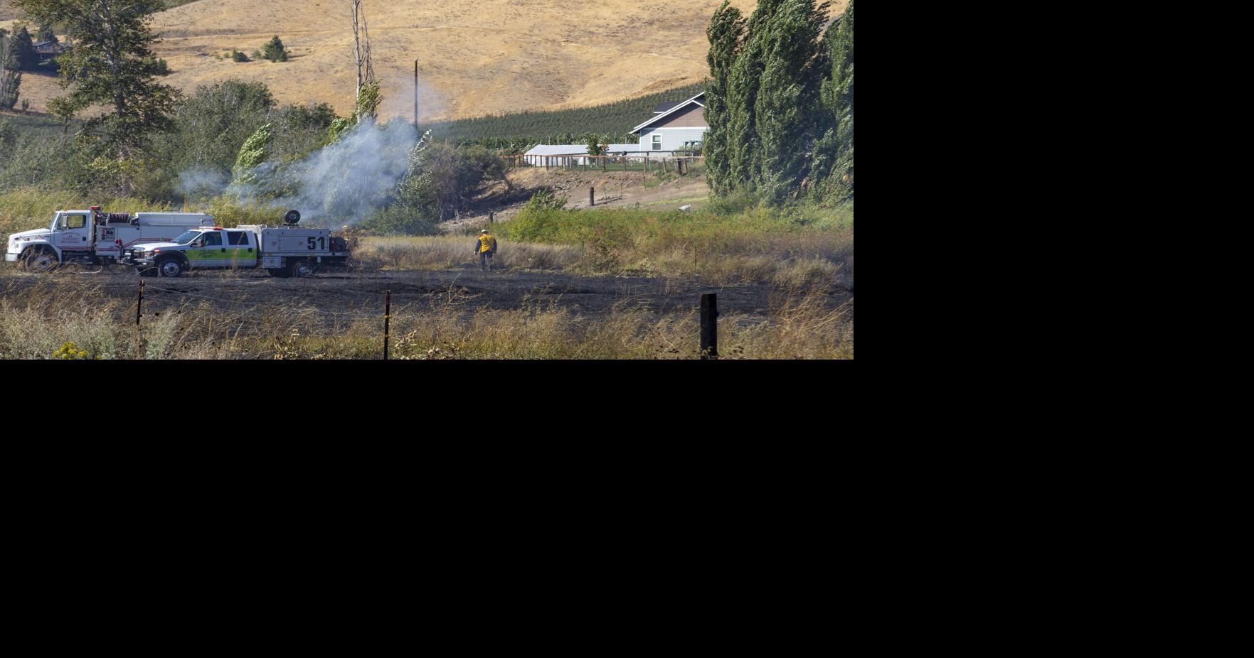 Update: Crews contain brush fires near Highland and Naches | Local ...