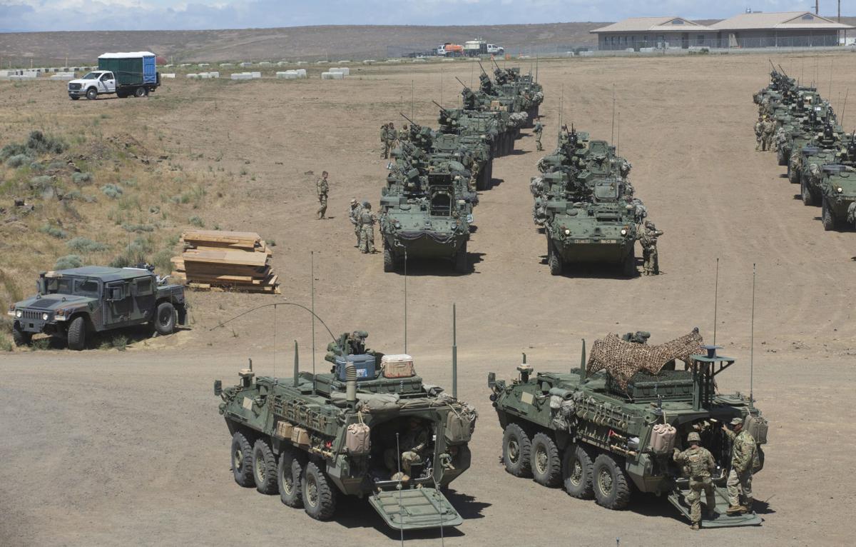 Photos: 81st Stryker Brigade Combat Team trains at Yakima Training ...