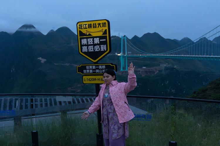 China’s highest bridge brings tourists and internet access to remote ...