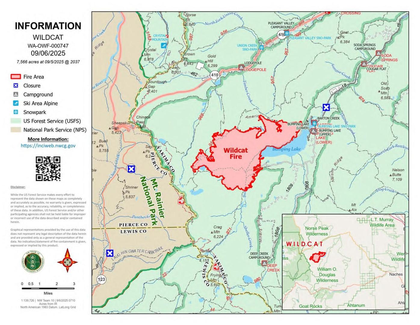 Wildcat Fire update: 7,566 acres, red flag warning for lightning ...