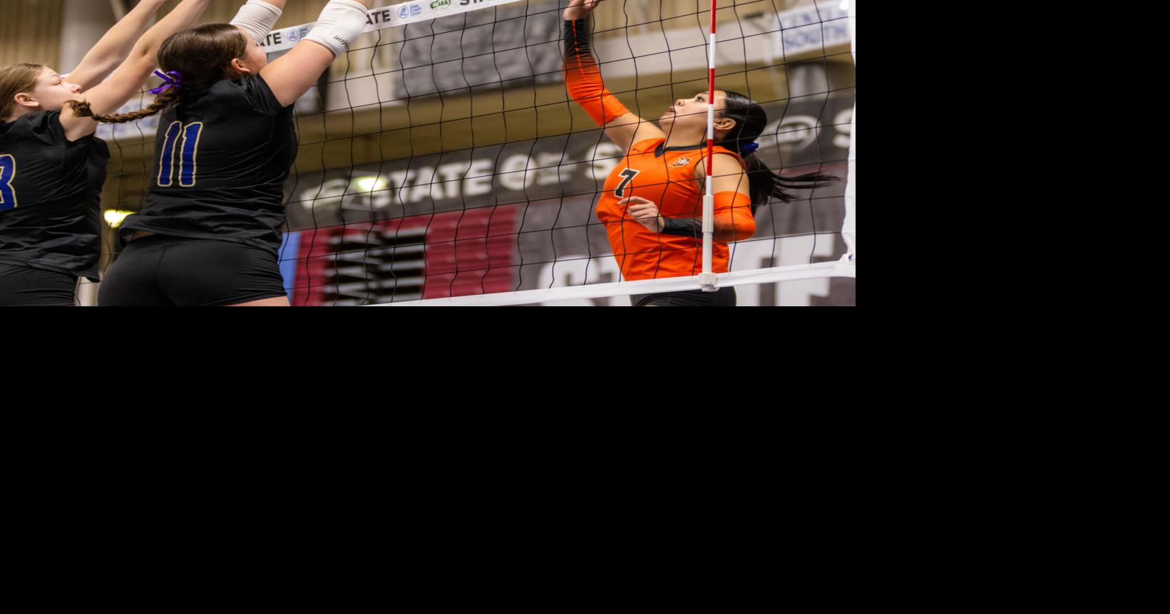 Davis volleyball drops two matches against top 4A opponents at state ...