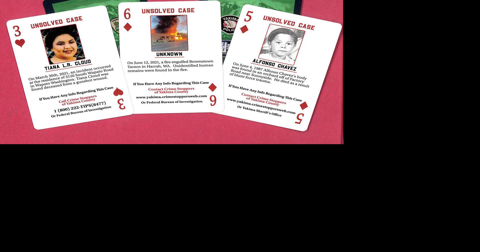 Investigators hope Yakima County cold case playing cards bring tips ...
