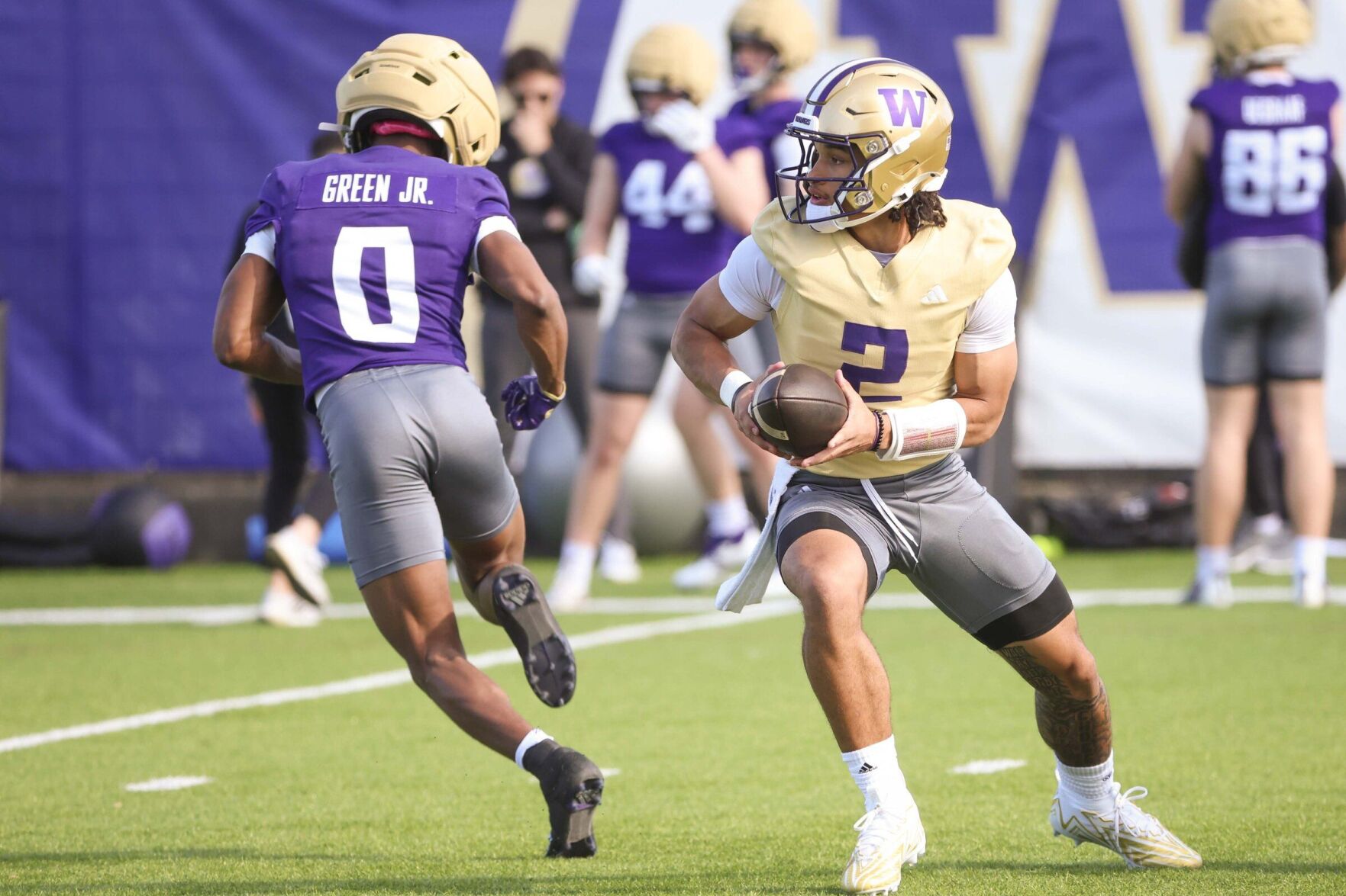 Demond Williams Jr., now UW’s undisputed starting QB, aims to bulk up ...
