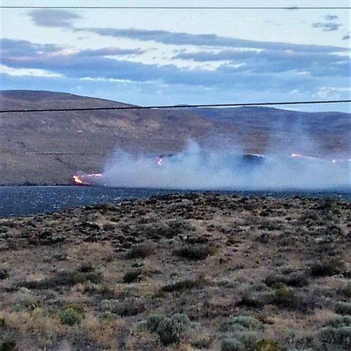 Fire threatening Vantage now an estimated 1500 acres; Interstate 90 ...